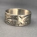 Silver Hawk Ring - Handmade Art Jewelry - Etsy