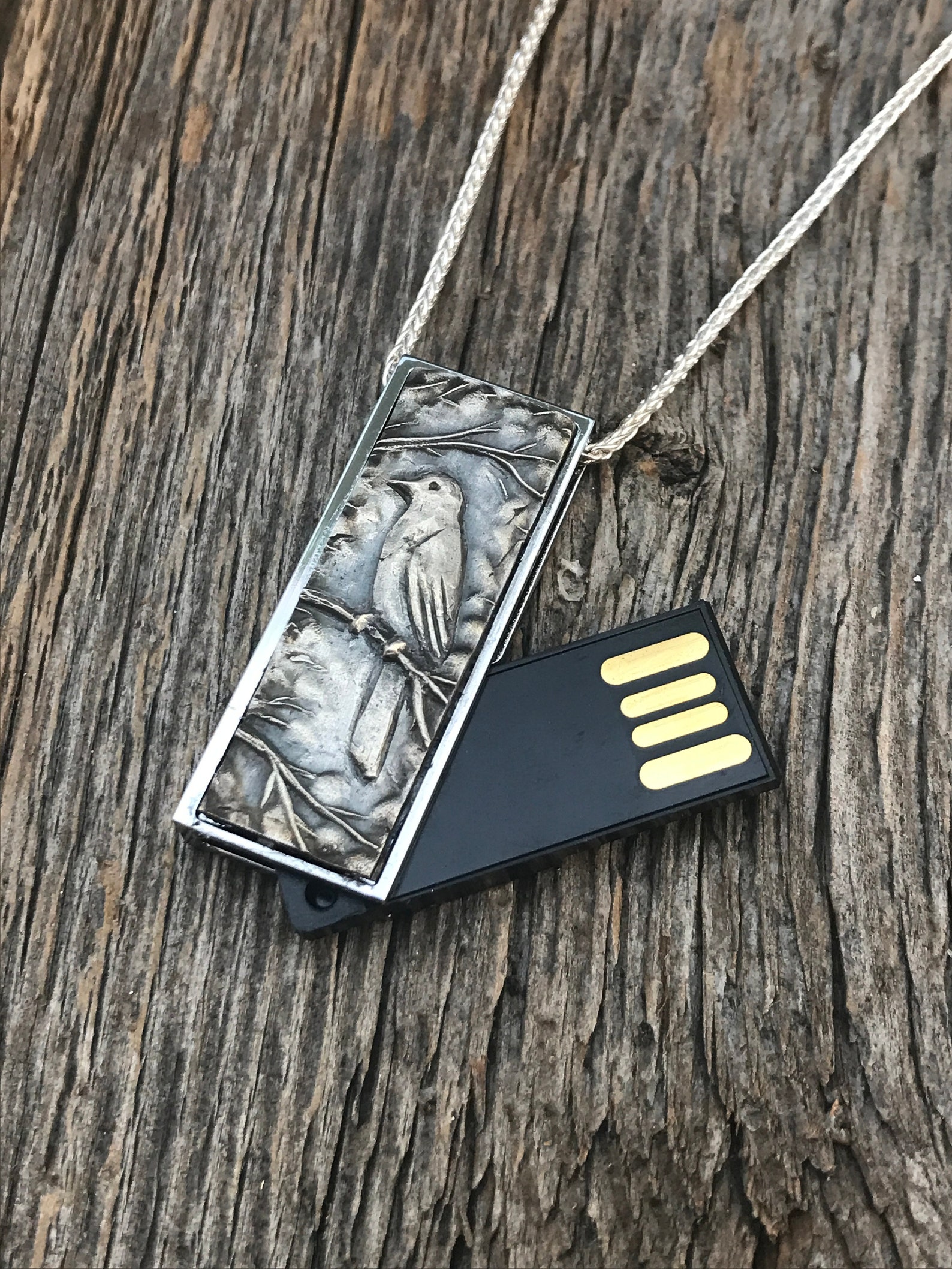 Phoebe USB Flash Drive Pendant or Key Chain Handmade Art - Etsy