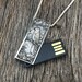 Phoebe USB Flash Drive Pendant or Key Chain - Handmade Art Jewelry - Etsy