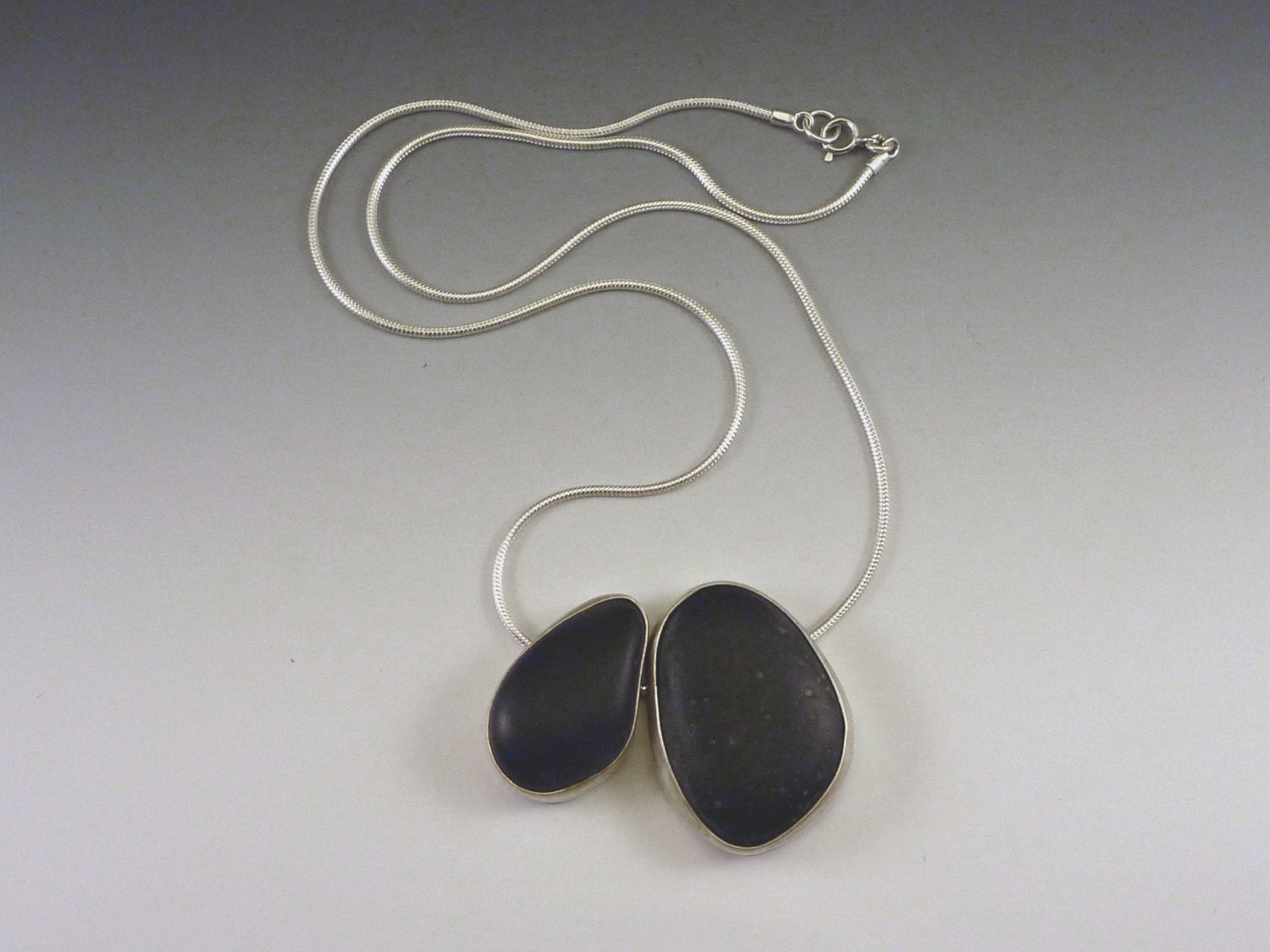 Custom Setting of Your Favorite Beach Pebble - Etsy