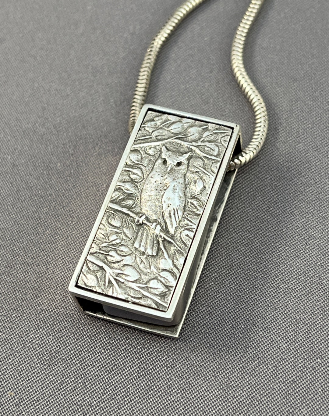 256 GB USB Flash Drive Necklace - Owl - Etsy