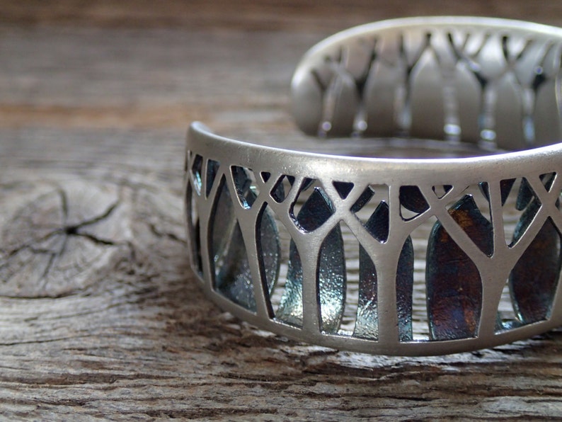Forest for the Trees Sterling Cuff | Etsy