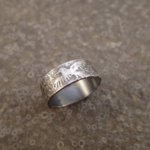 Silver Bird Ring - Handmade Art Jewelry - Etsy
