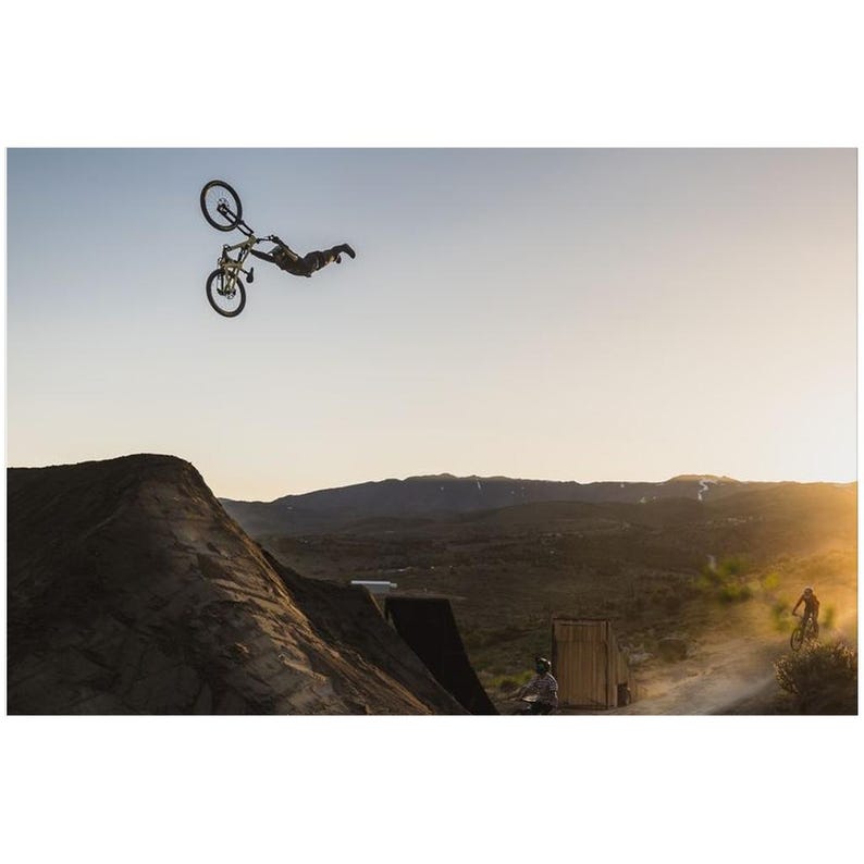 Freeride Mountain Biking Poster – Mountain Bike Poster - MTB Posters ...