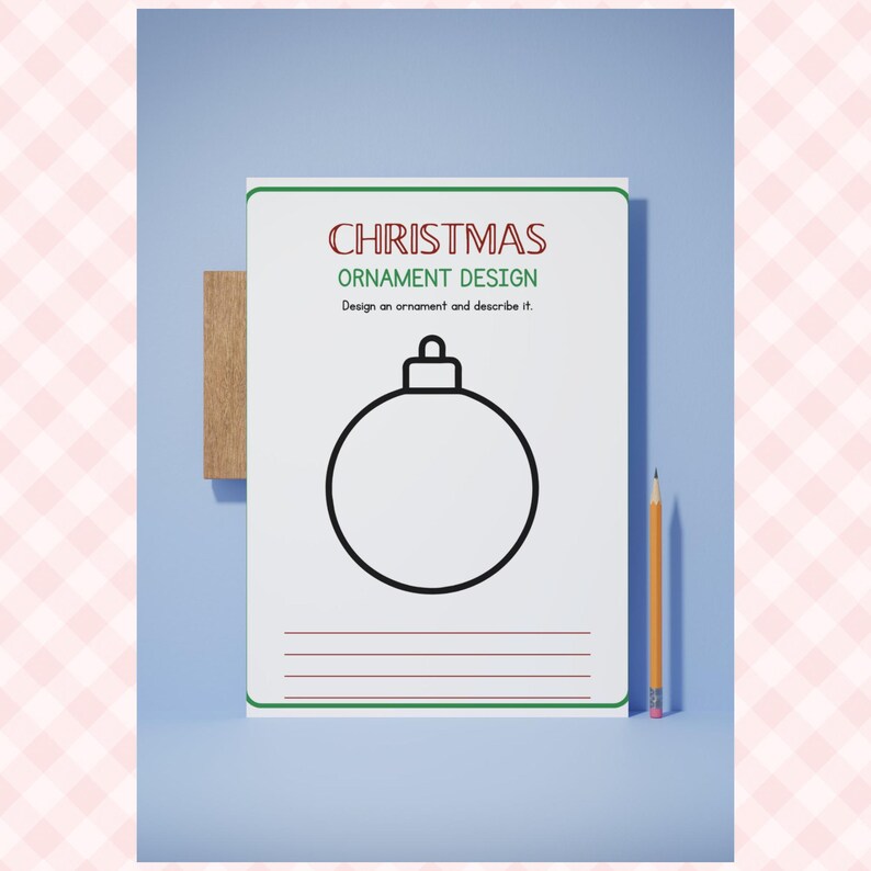 Christmas-themed Design, Write, & Create Worksheets | Letters to Santa ...