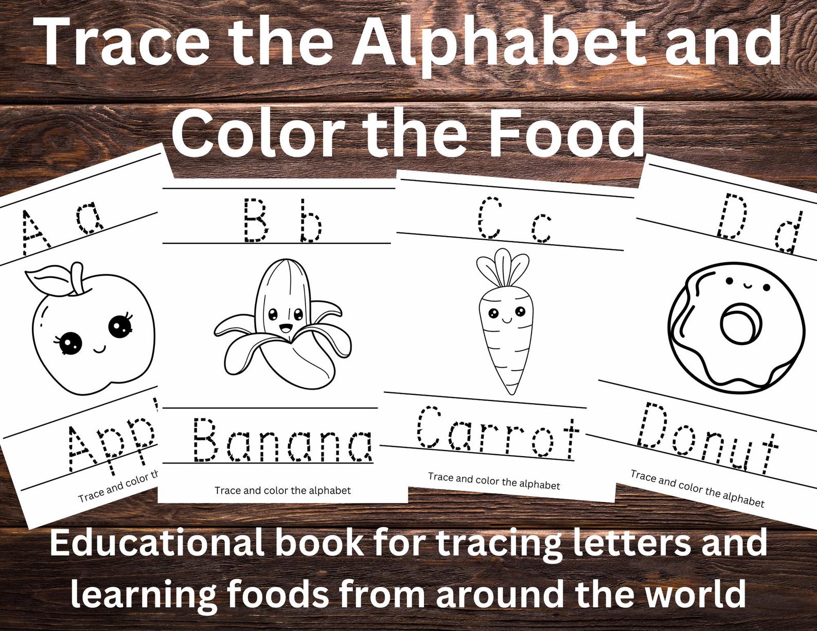 Printable Alphabet Tracing Coloring Pages, Coloring Pages for Kids ...