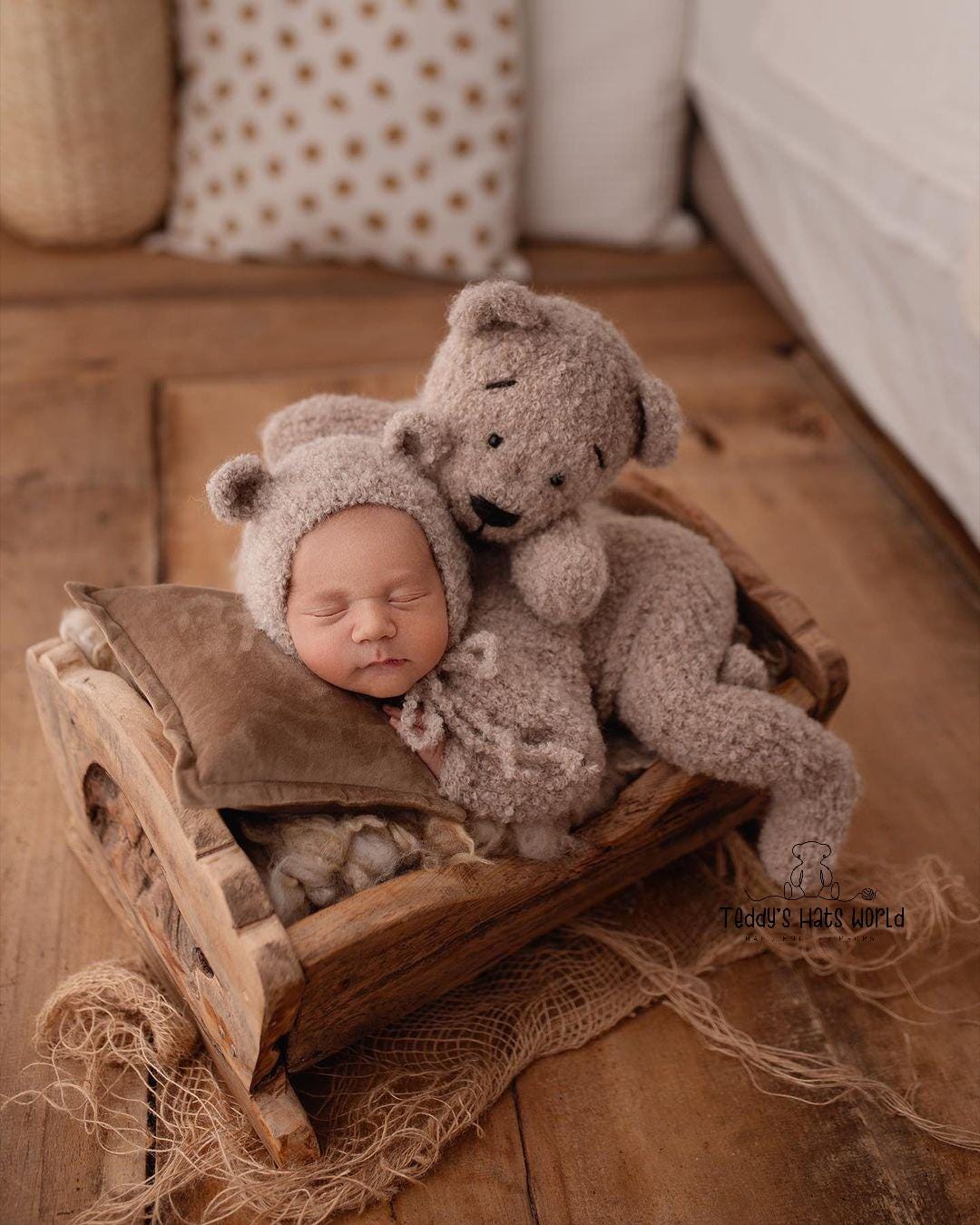 Teddy Bear Outfit, Newborn Bear Costume, Teddy Bear Costume for Baby ...