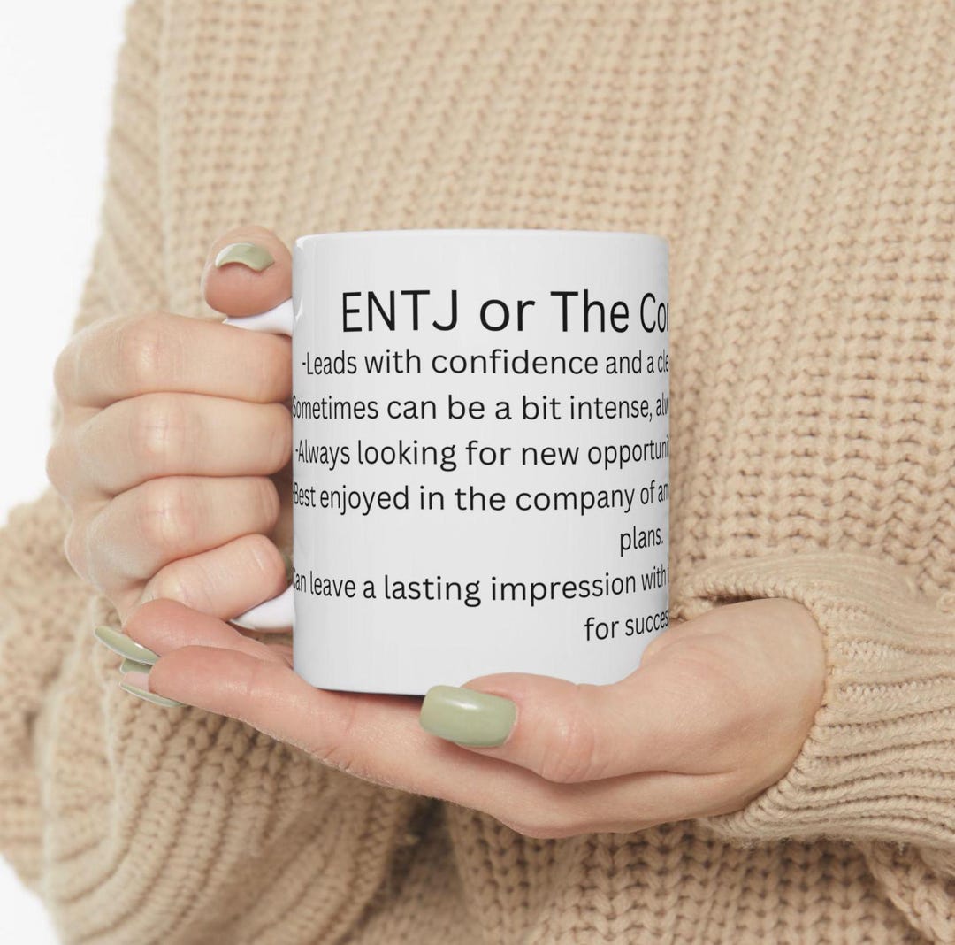 ENTJ Mug | MBTI Personality Quiz | Extrovert Mug | Social Butterfly ...