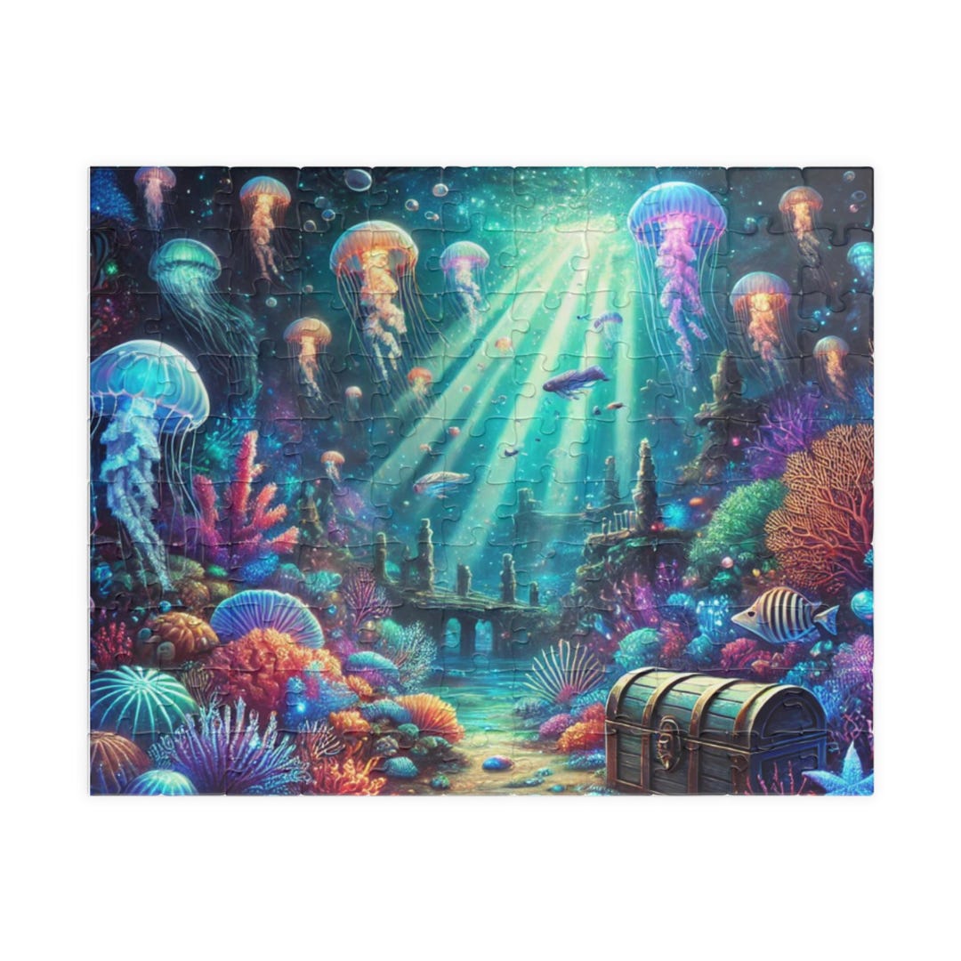 Underwater Adventure Puzzle - 110, 252, 520, 1014-piece Colorful Coral ...