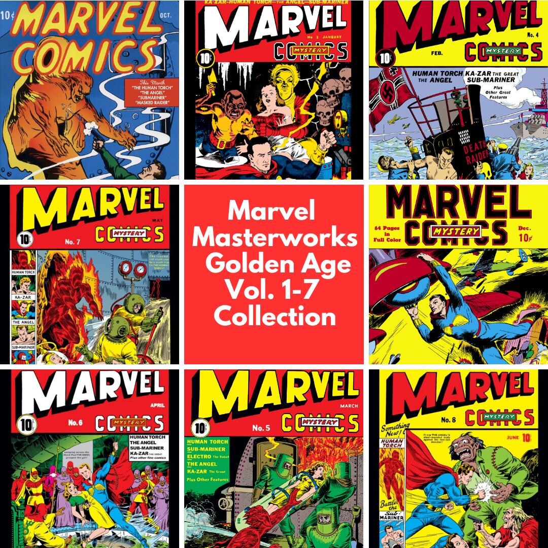 Marvel Golden Age Masterworks Complete Collection, 1800+ Pages Across ...
