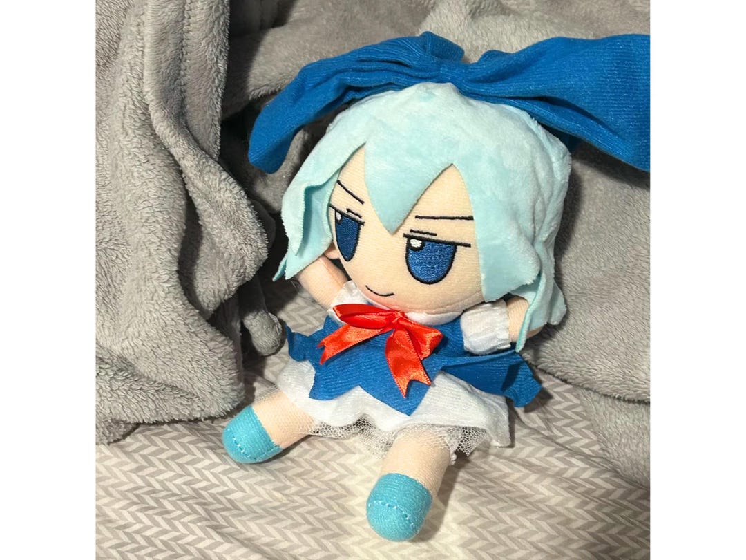 Cirno TV Plush, Anime Plushie Gift, Sutffed Plush Toy - Character Plush ...