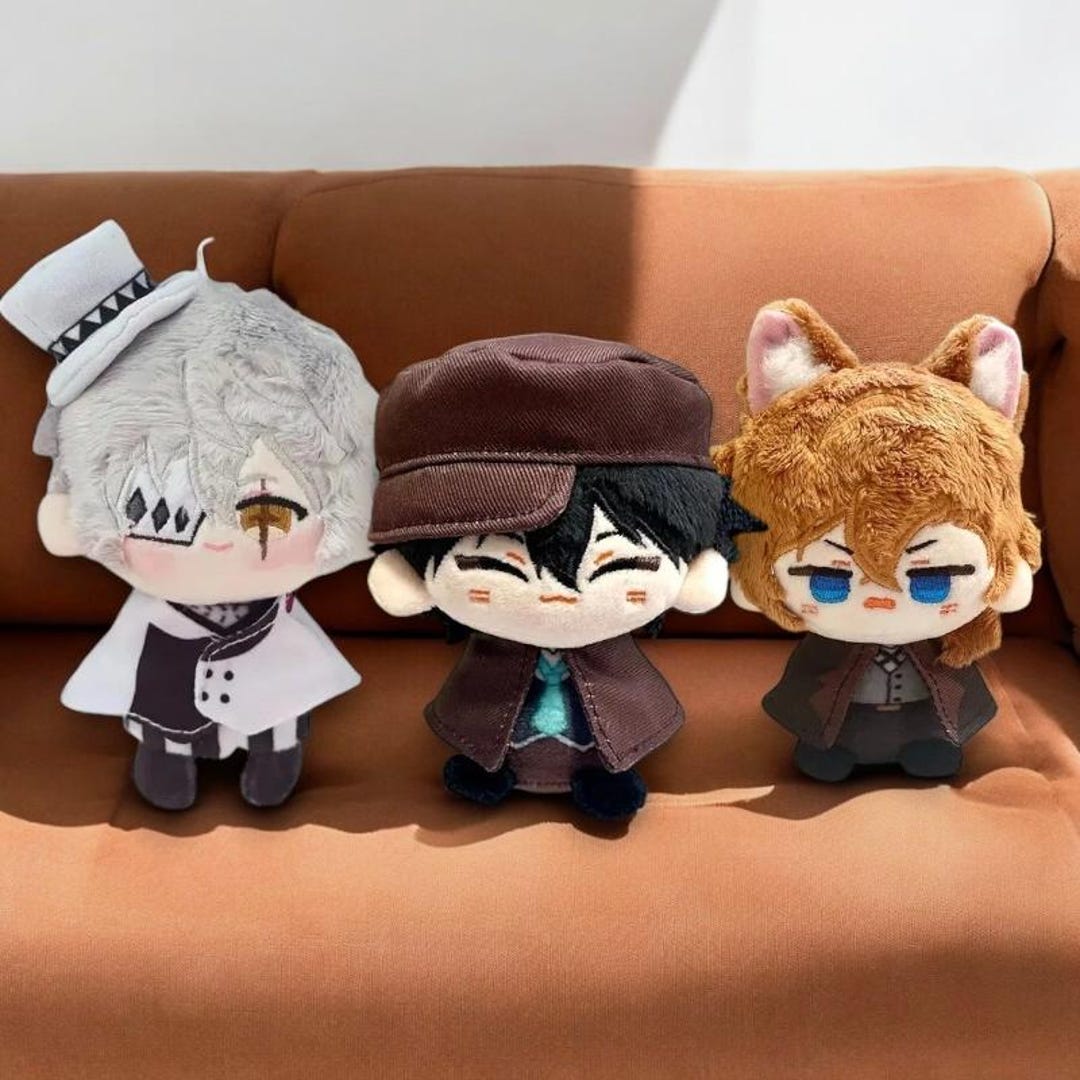 Bungou Stray Dogs Plush, Stuffed Anime Plushies, Bungou Stray Dogs ...