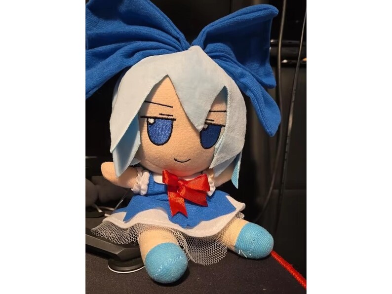 Cirno TV Plush, Anime Plushie Gift, Sutffed Plush Toy - Character Plush ...