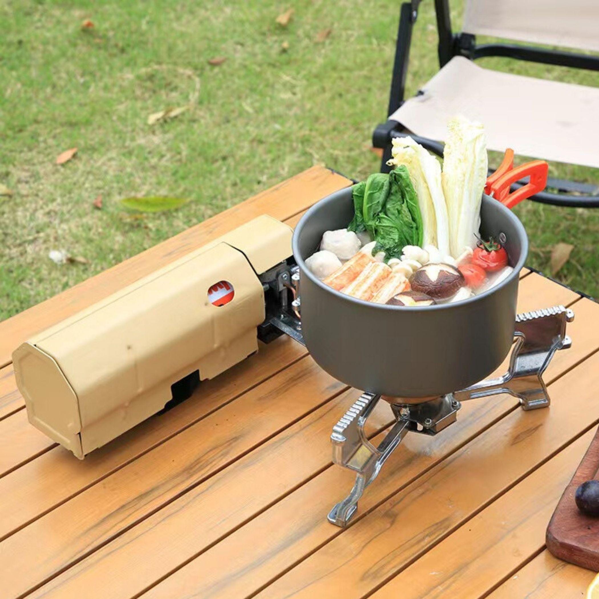 Foldable Butane Camping Stove: Portable Outdoor Cooking With Storage ...