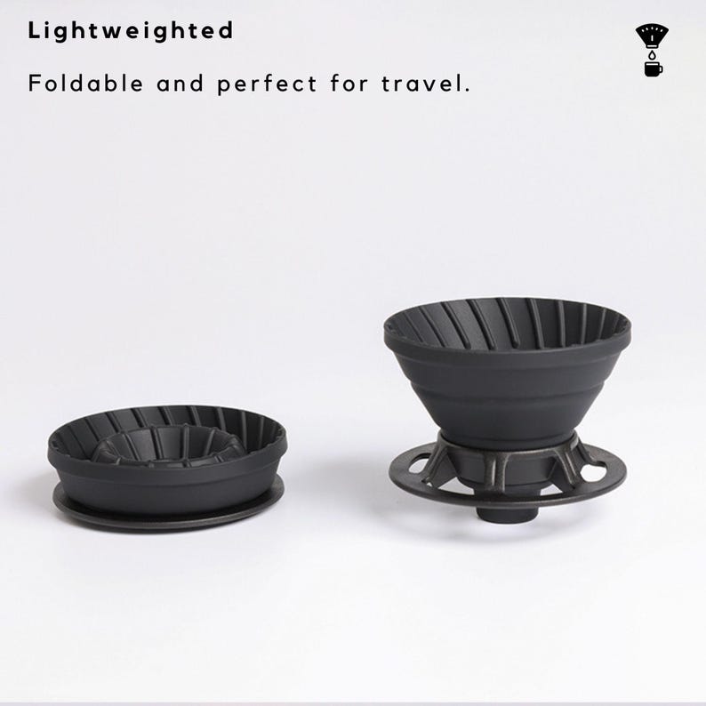 Silicone Platinum Collapsible Coffee Dripper Filter – Heat-resistant ...