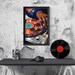 Retro DJ Turntable Art Print: Colorful Hip Hop Music Decor (digital ...