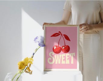 Cherry Poster - Etsy