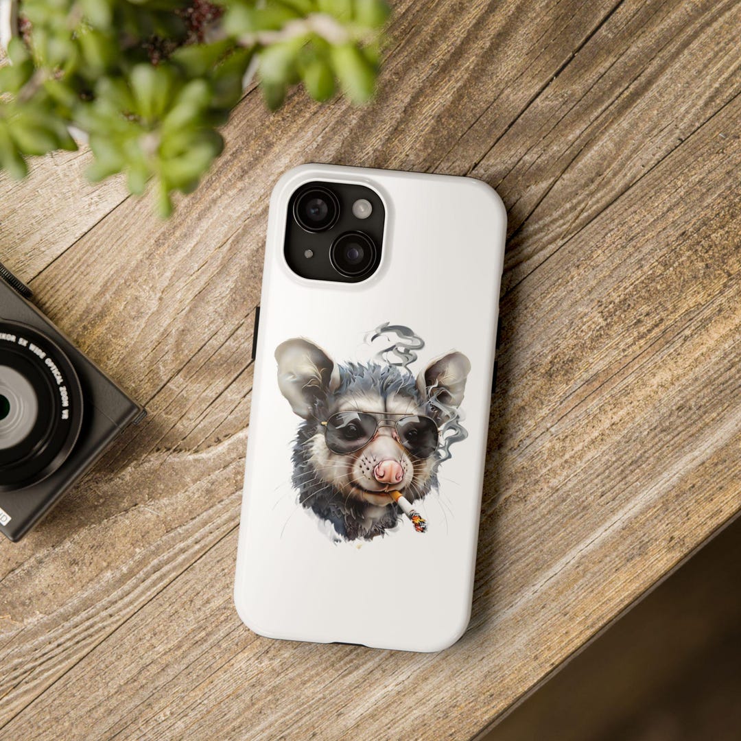 Possum Smoking iPhone 15 Case - Etsy