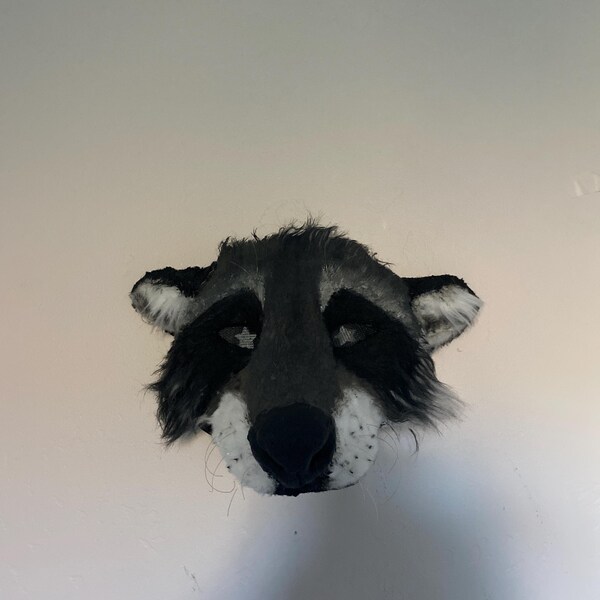 Therian Raccoon Mask - Etsy