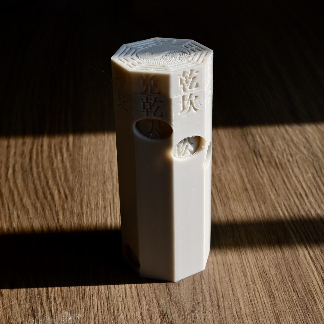 3D Printed Fu Xi 64 Hexagrams Divination Tool, Daoist I Ching Fortune ...