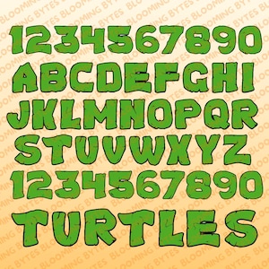 Ninja Turtle Clipart SVG PNG Bundle, Ninja Turtle Layered SVG, Turtles ...