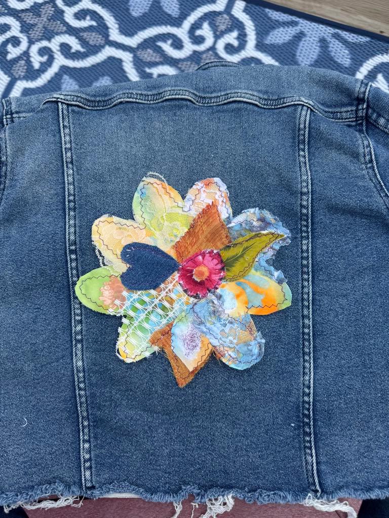 Handmade Boho Applique Fabric Patches, Floral Designs, Sew-on or Iron ...