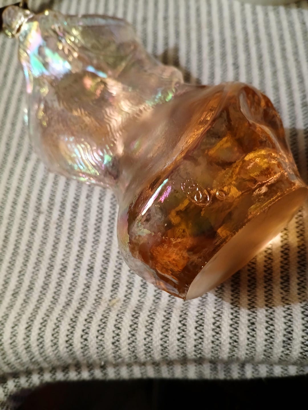 Rare Fenton Iridescent Pink Sea Nymph. - Etsy