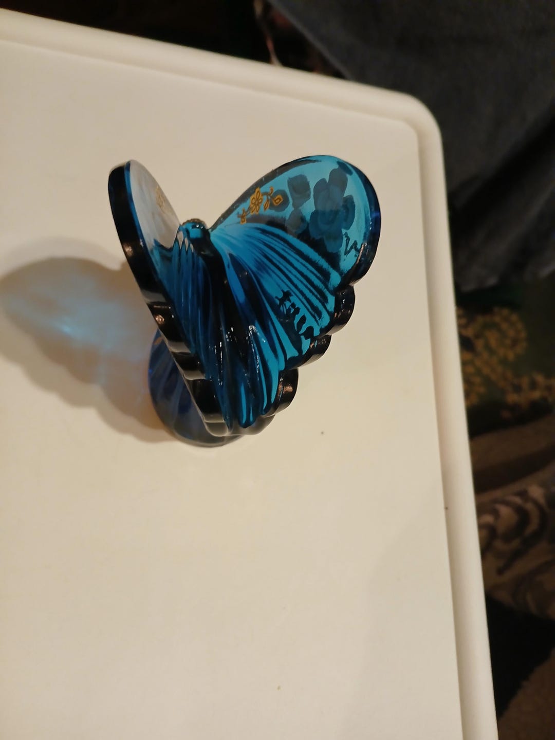 Vintage Fenton Butterfly - Etsy