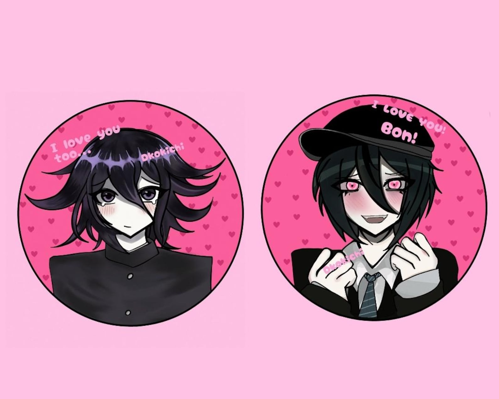 Danganronpa V3 - Pregame Kokichi and Shuichi Button Pins - Etsy