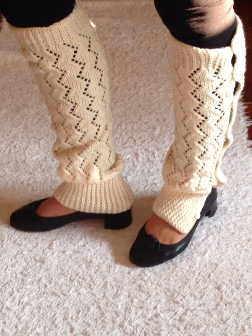 Christmas Gift Ivory Leg Warmers Cosy Warm Gift For Her | Etsy