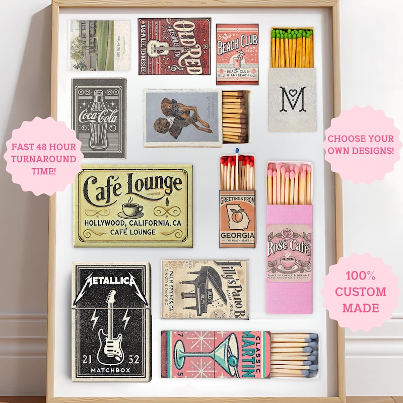 Matchbox Art - Etsy