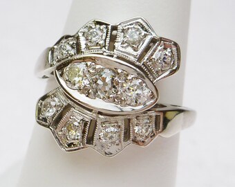 14kt 25 pt European Cut Diamond Solitaire 1930s | Etsy