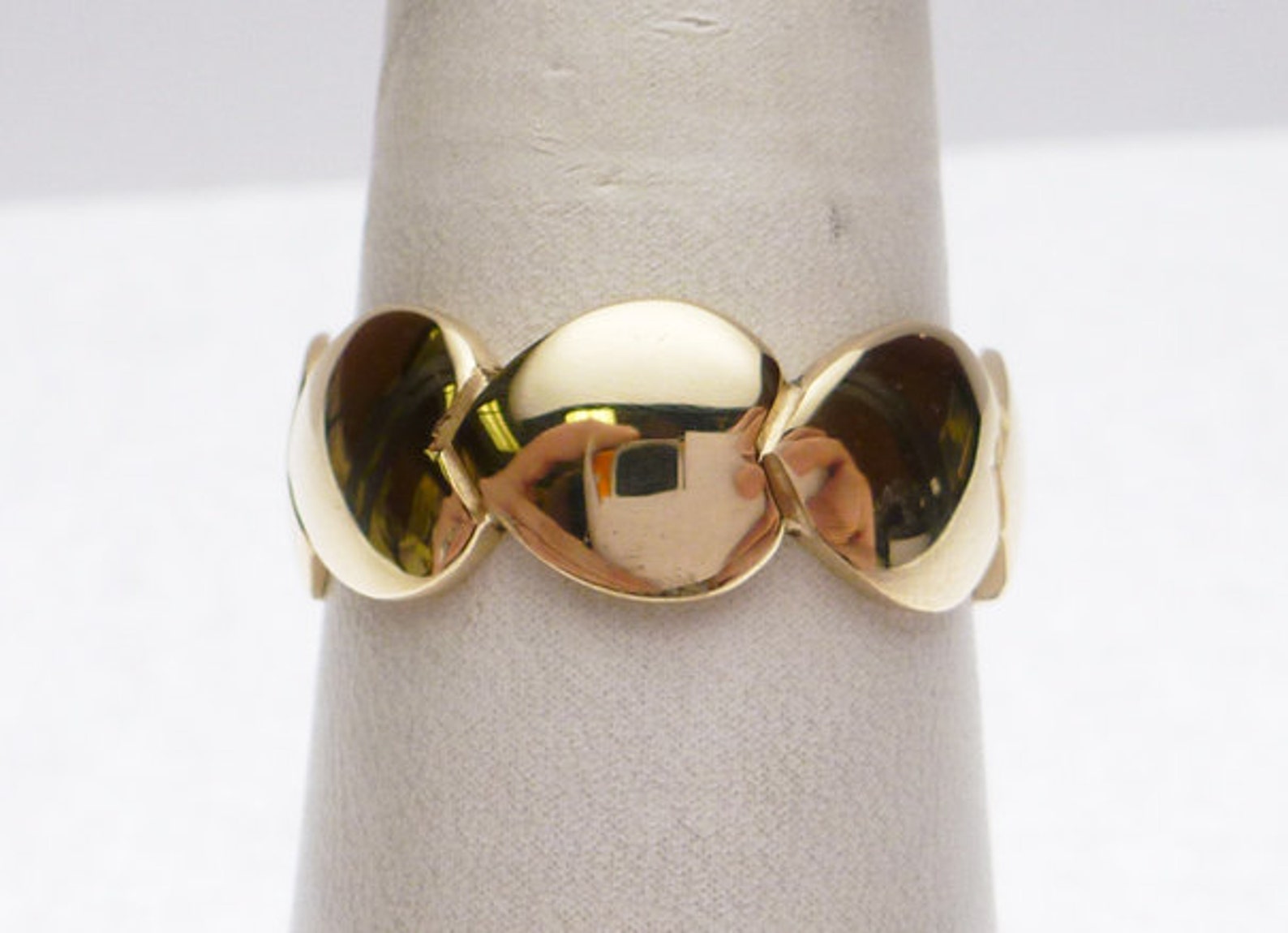 14k Heart Eternity Band - Etsy