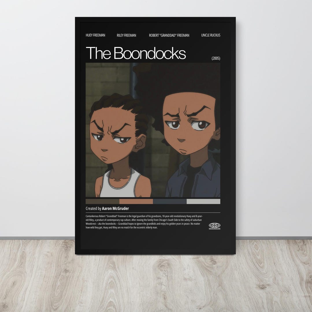 The Boondocks: Framed Photo Paper Poster - Etsy