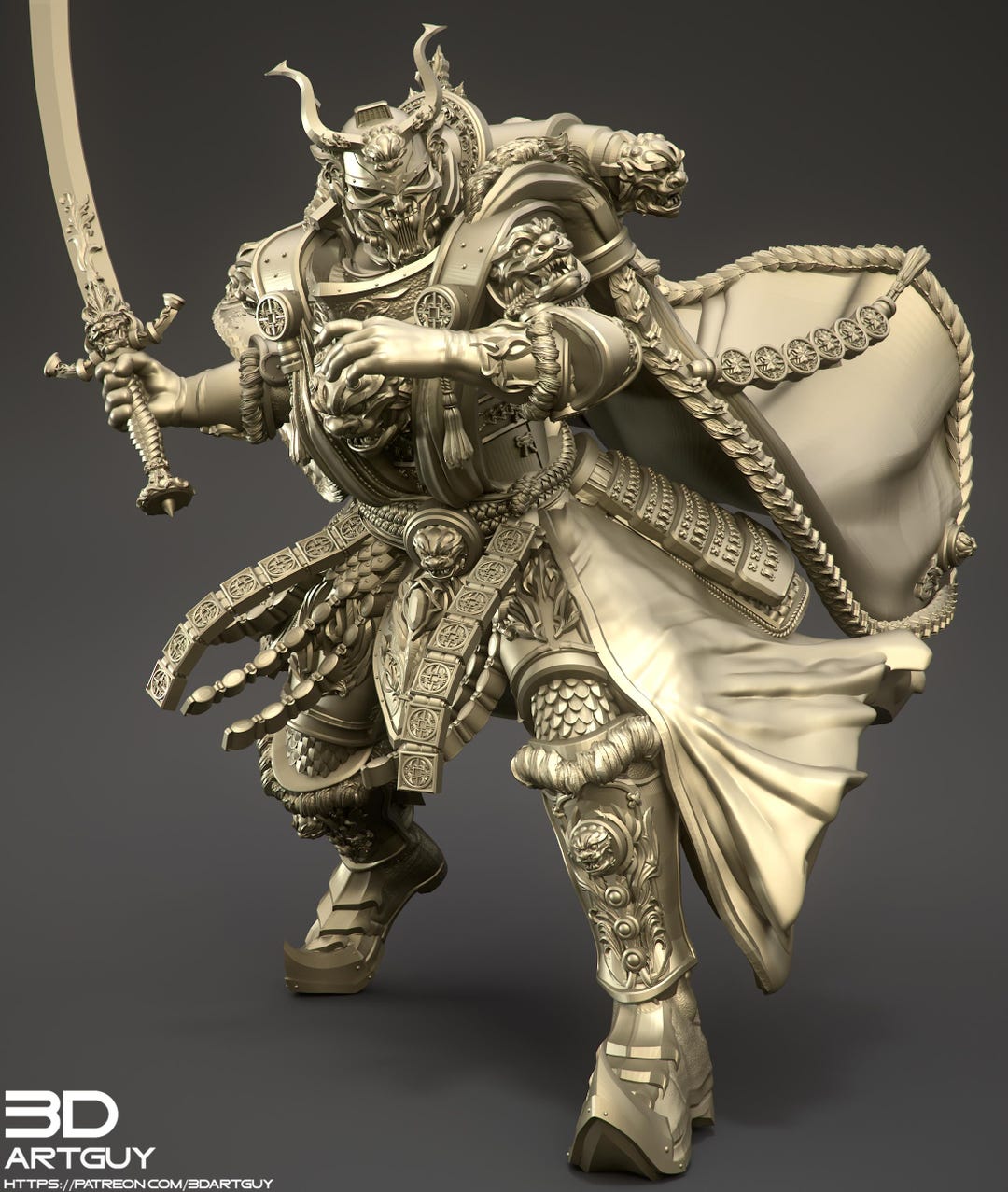 Rider by 3dartguy 32mm Scale, 50mm or 100mm, Miniature War Gaming ...