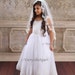 First Holy Communion Veil, Baptism Veil, Lace Veil for Church, Flower ...