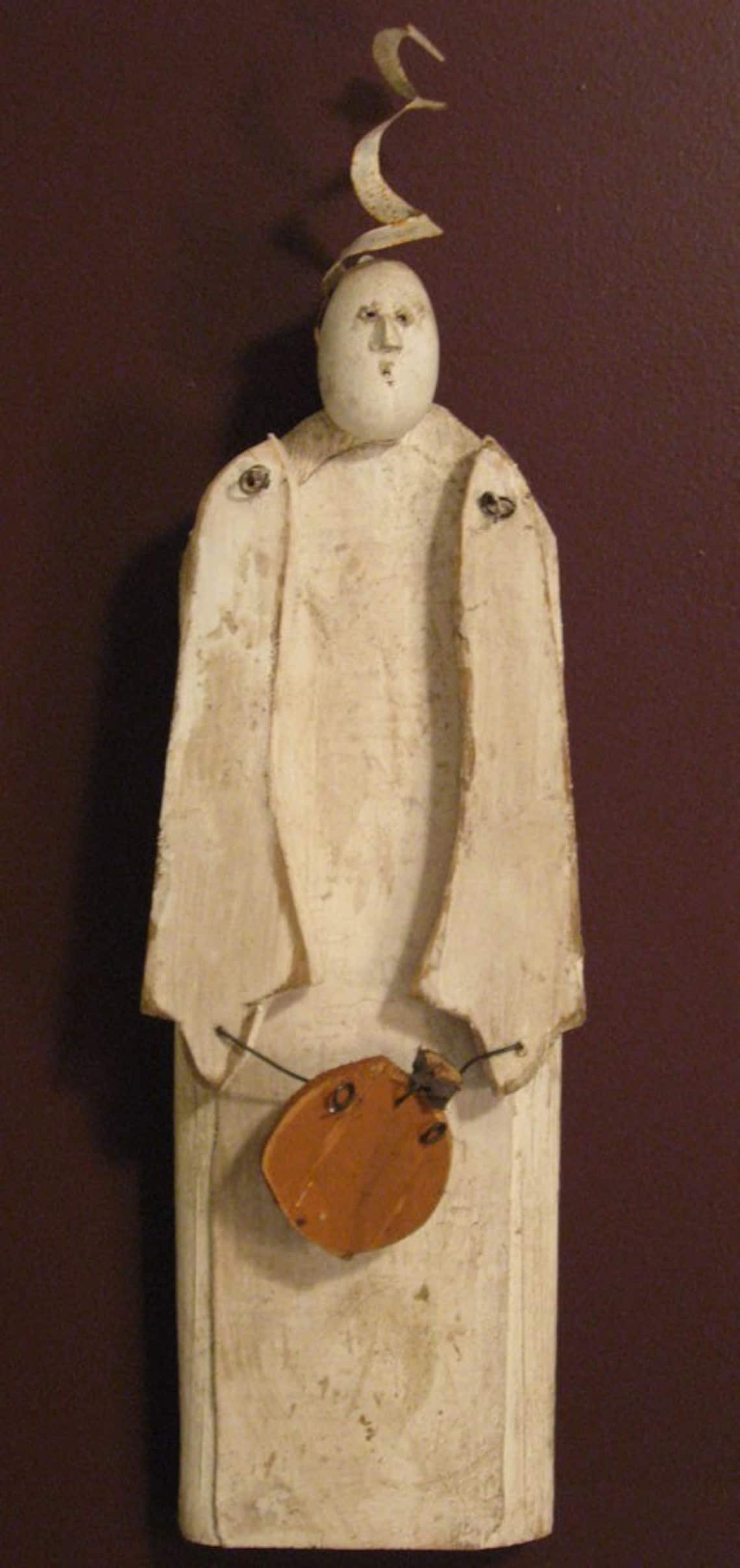 Folk Art Ghost - Etsy