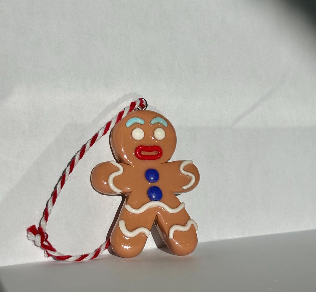Gingy From Shrek Inspired Gingerbread Man Ornament - Etsy