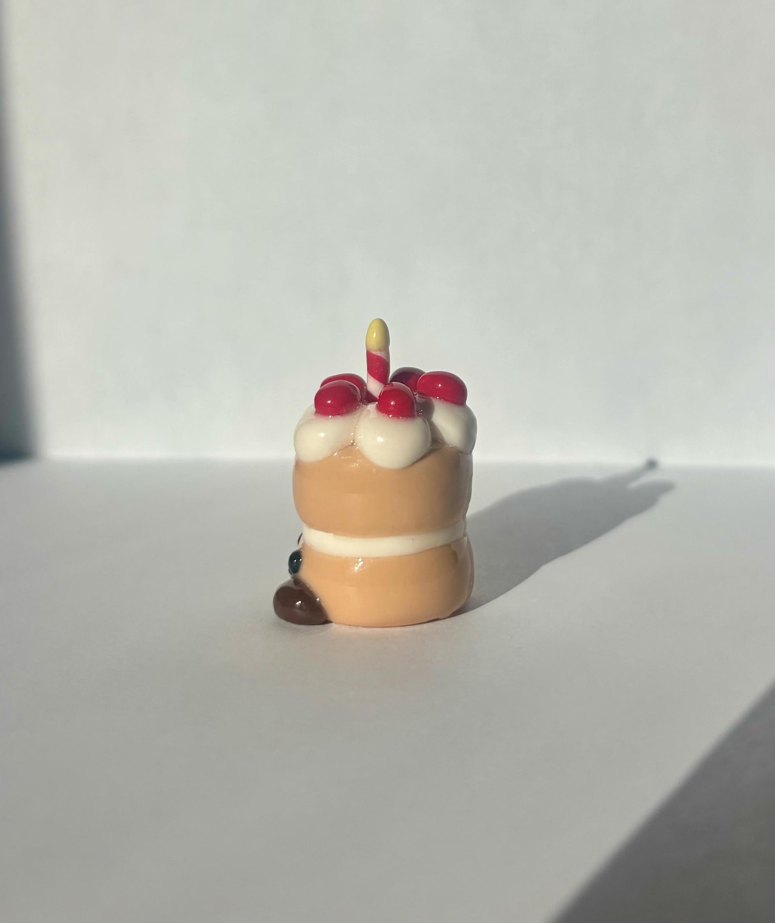 Handmade Jellycat Inspired Birthday Cake Clay Charm - Jellycat Keychain ...