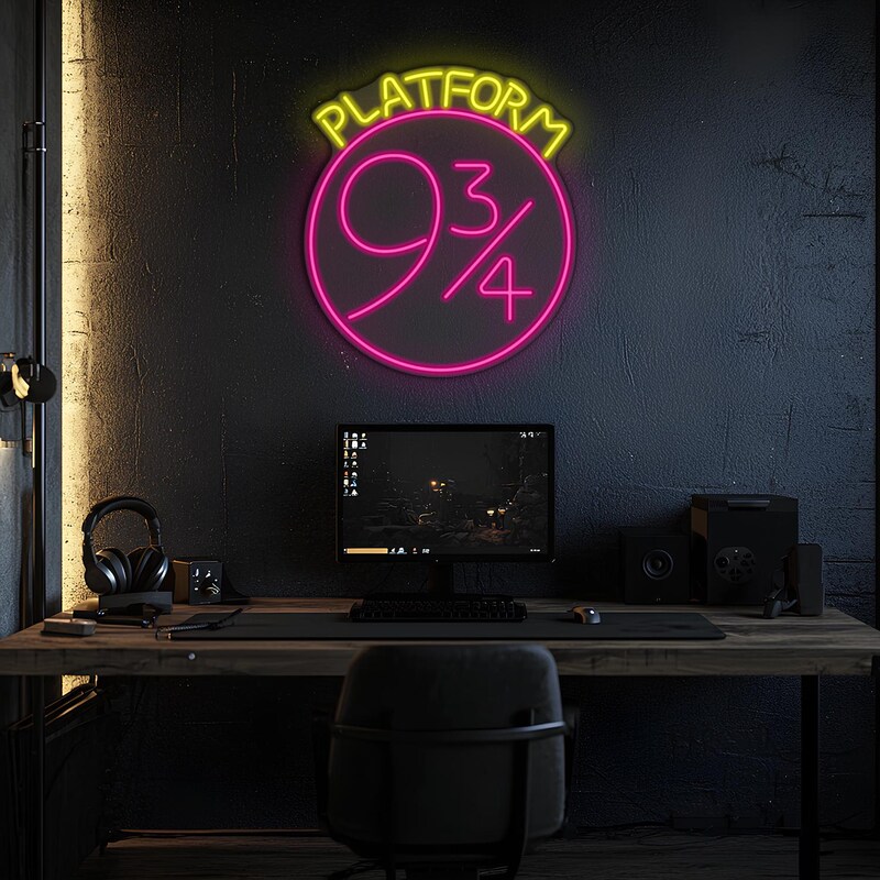 Platform 9 3 4 Sign - Etsy