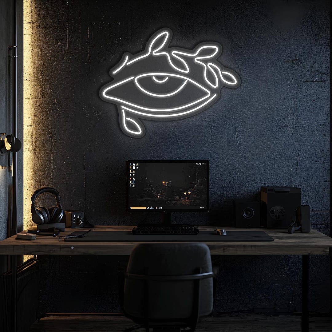 Eye Neon Sign, Neon Wall Art, Neon Light Sign, Custom Neon Sign, Neon ...