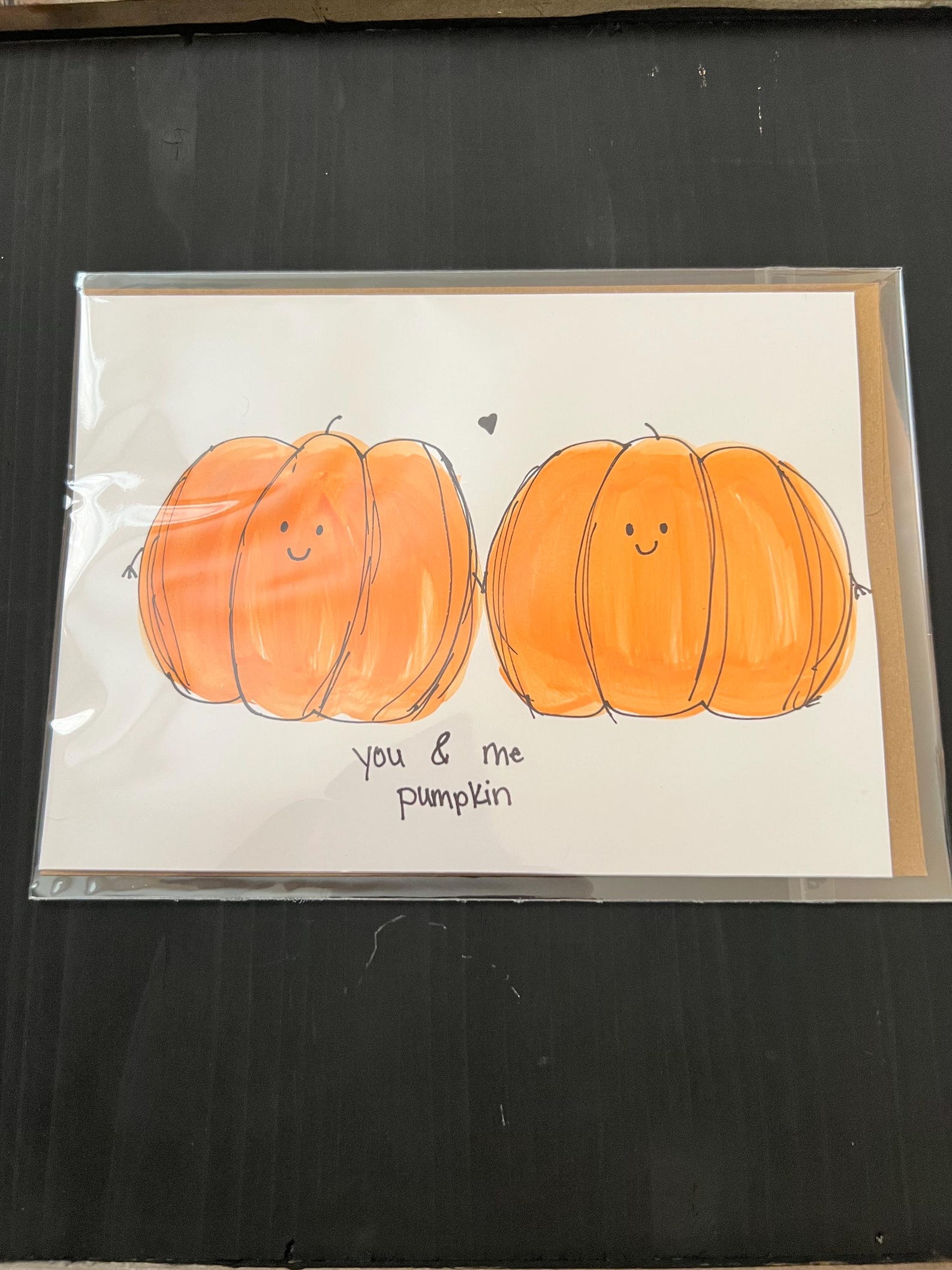 Card | Happy Anniversary Double Pumpkin - Etsy
