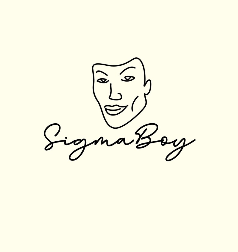 Sigma Boy Graphic Design - Digital Download for T-shirts & Merch - Etsy
