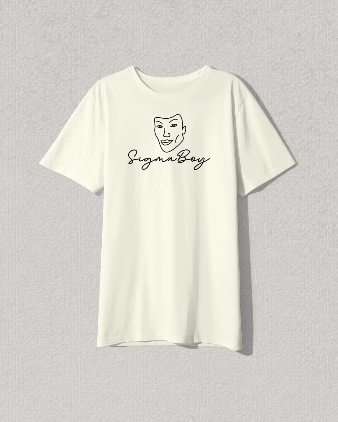 Sigma Boy Graphic Design - Digital Download for T-shirts & Merch - Etsy