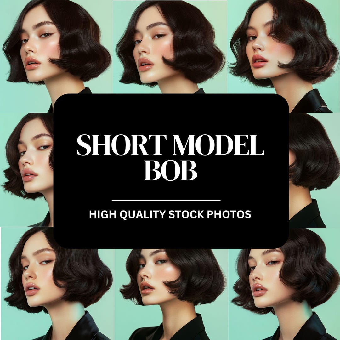 Luxury Bob Hair Stock Photos | Hair Marketing Images (digital Download ...