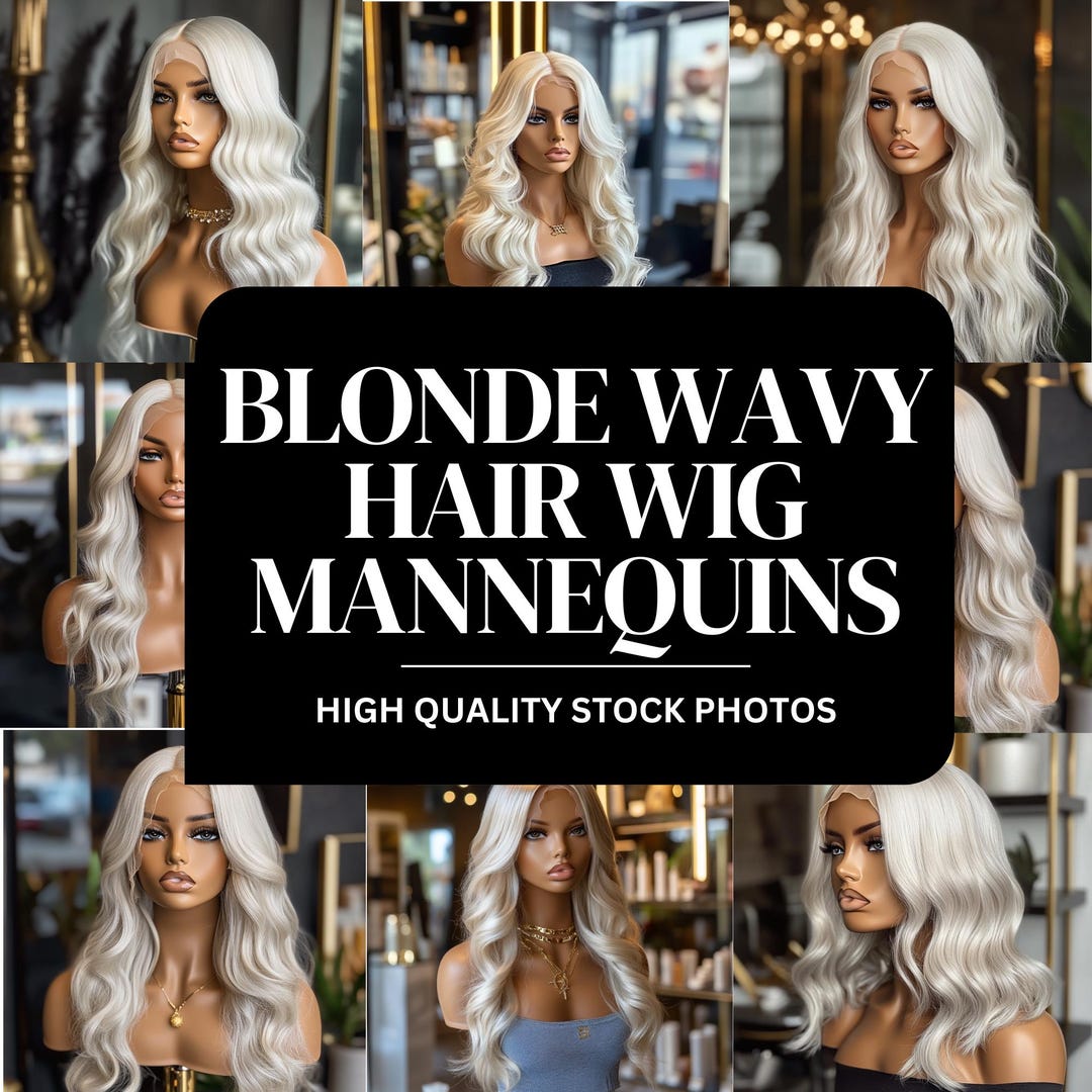 Raw Hair Wig Stock Photos, Luxury Mannequin Images (digital Download ...