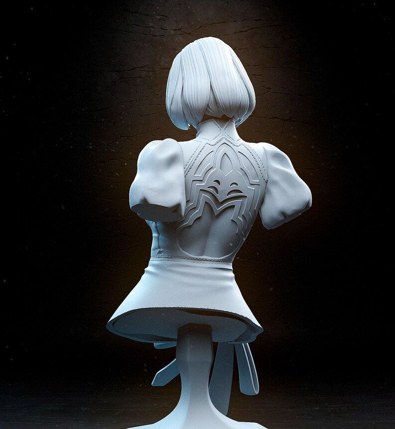 2B | Nier: Automata 3D Printed Sculpture - Etsy