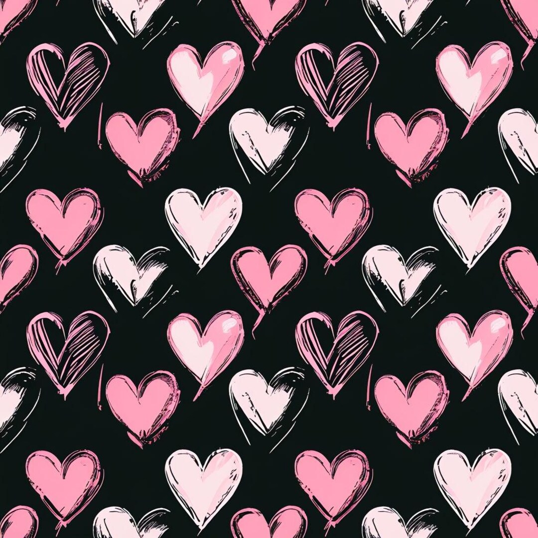 Valentines Day, Wrapping Paper, Digital Design, Content Creation, Love ...