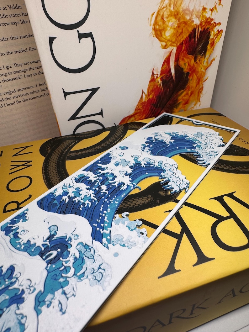 The Great Wave Bookmark | 3D Printed Hokusai-inspired Bookmark ...