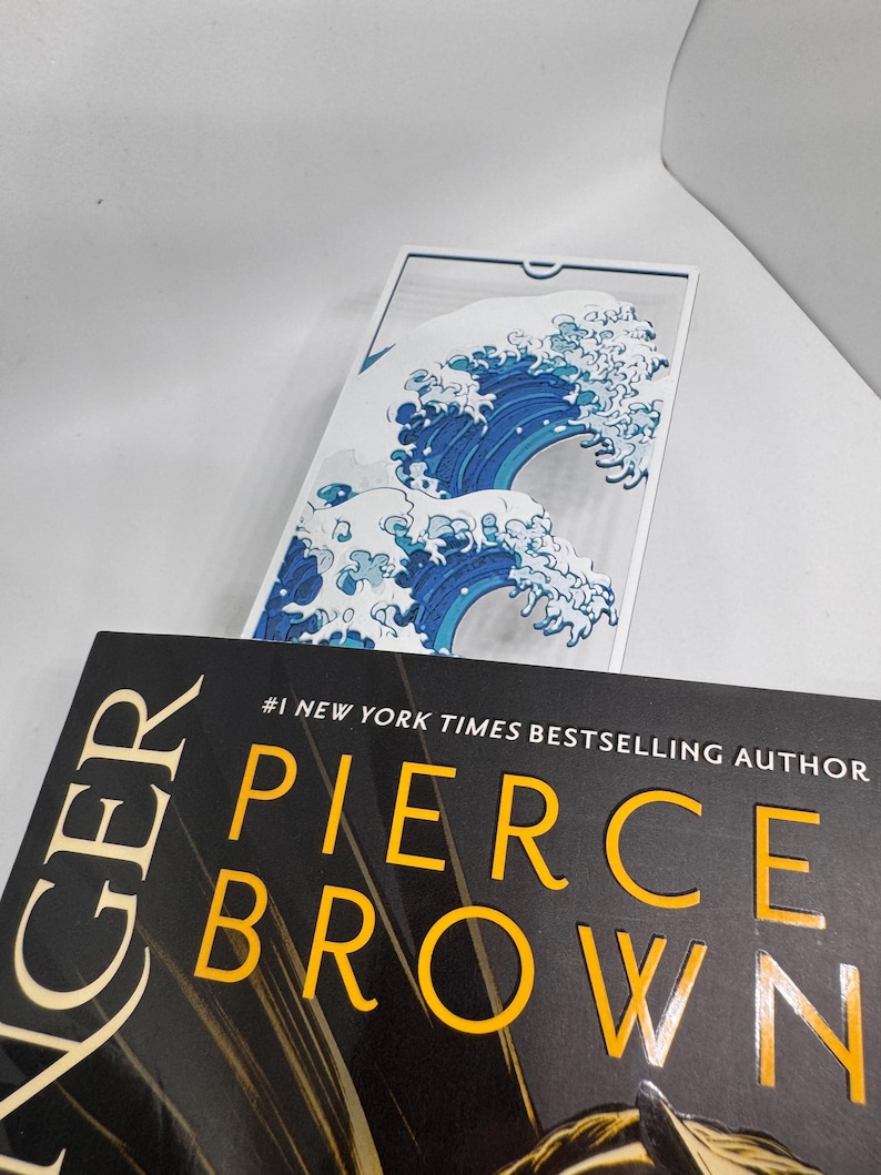 The Great Wave Bookmark | 3D Printed Hokusai-inspired Bookmark ...